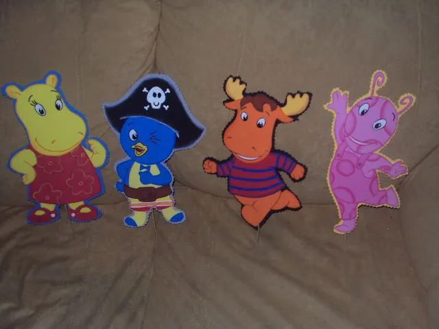 Centro de mesa original Backyardigans - Imagui