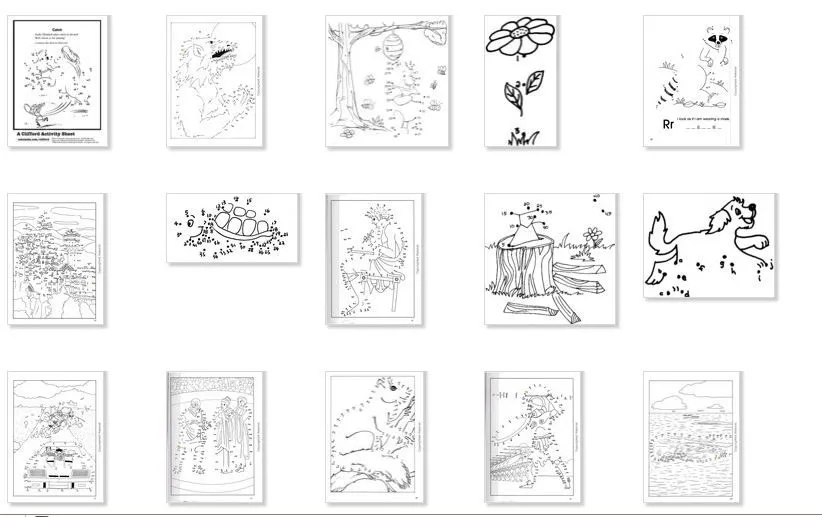 Dibujos para recortar punteados para niños - Imagui
