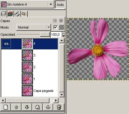 Flor gimp - Imagui