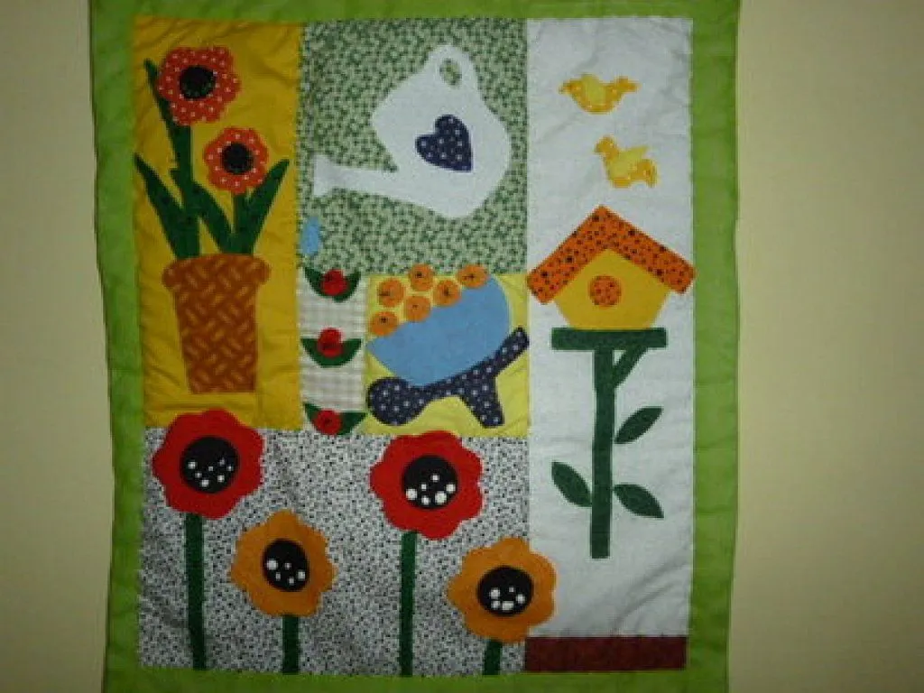 Flores patchwork - Imagui