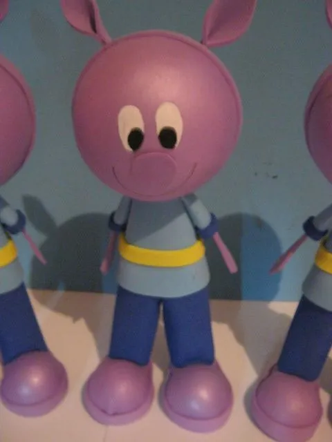 Tarjetas de Backyardigans en foami - Imagui