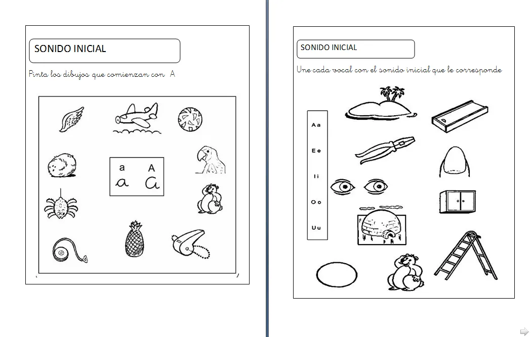 Actividad vocales - Imagui