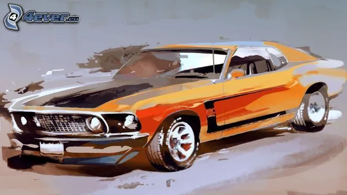 IMAGENES DE FORD MUSTANG EN CARICATURA - Imagui
