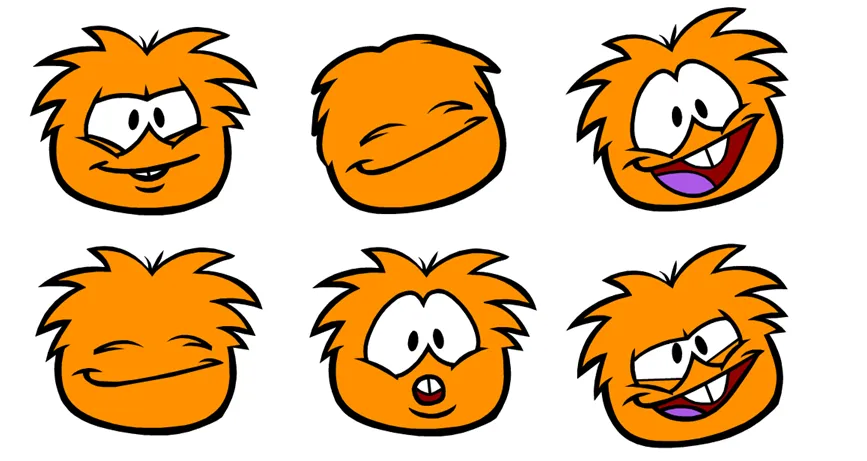 Puffle naranja - Imagui