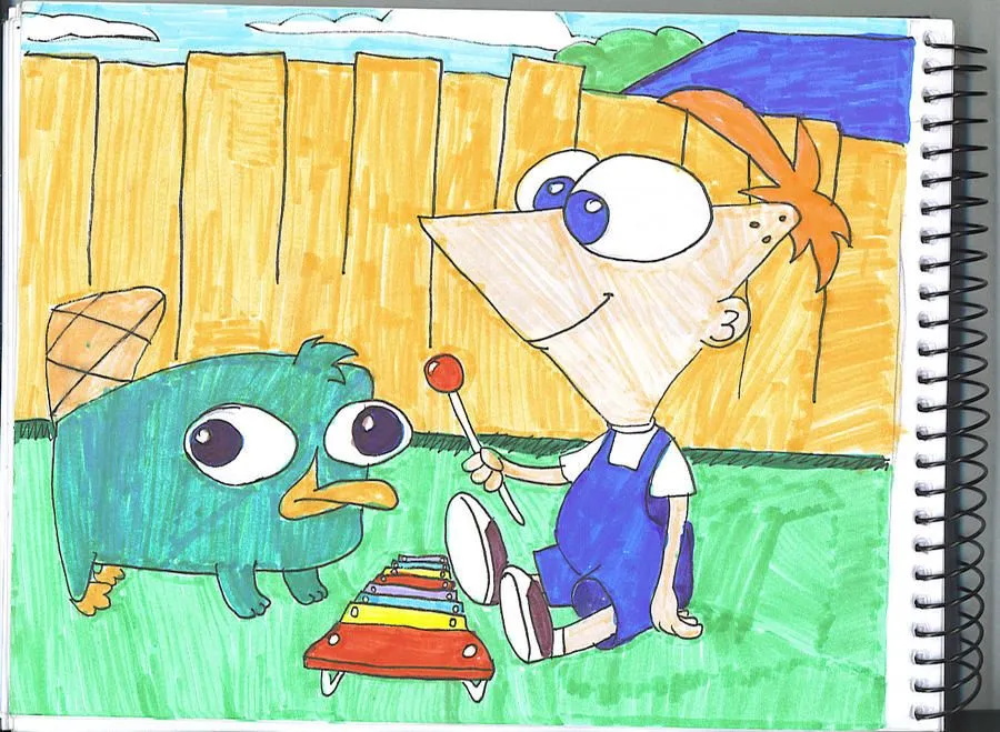 Perry el ornitorrinco bebé tierno para dibujar - Imagui