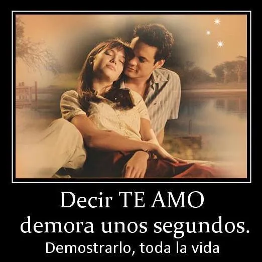 Frases para decir te amo - Imagui