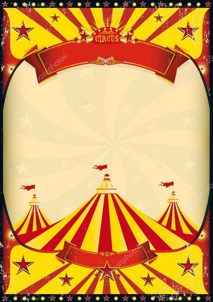 Vetor convite circo - Imagui