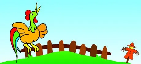 Gallo kiriko para colorear - Imagui