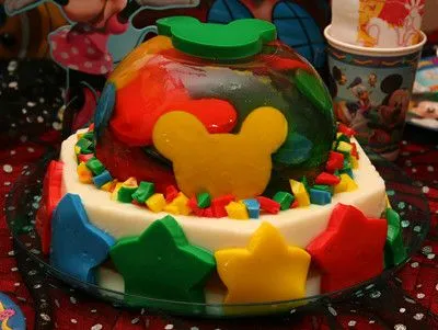 Cómo hacer una gelatina de Mickey - Imagui