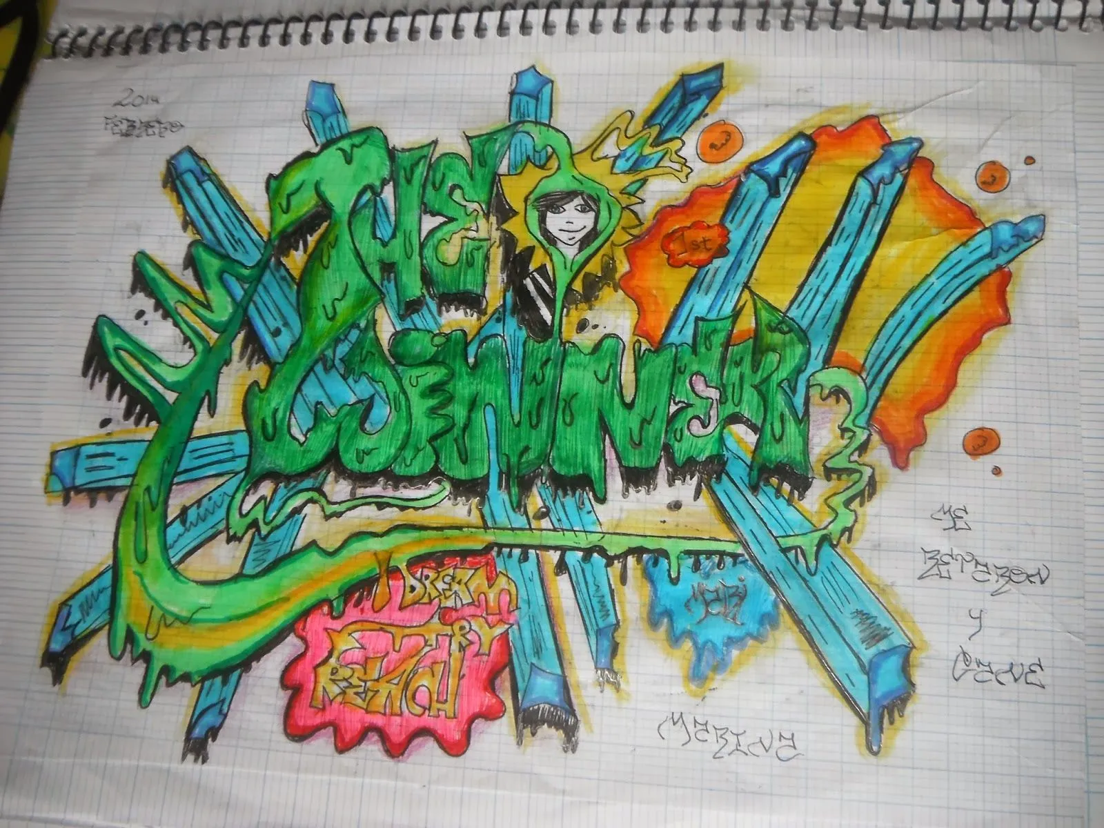 El abecedario en graffiti 2014 - Imagui