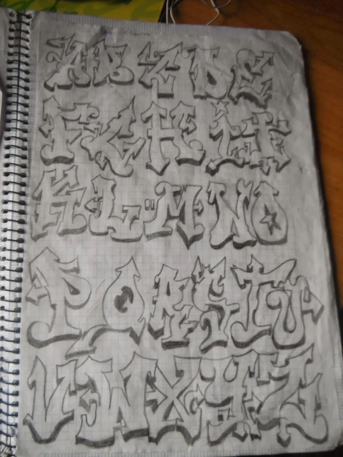 Abecedario graffiti 2014 - Imagui