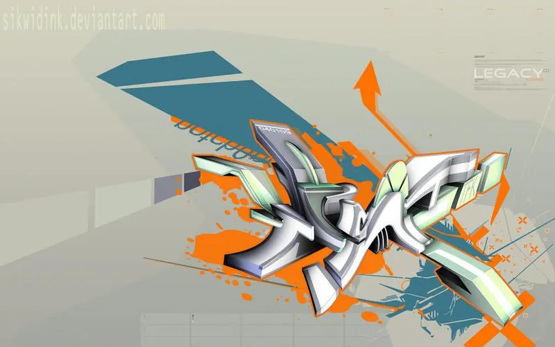Graffitis a 3D - Imagui
