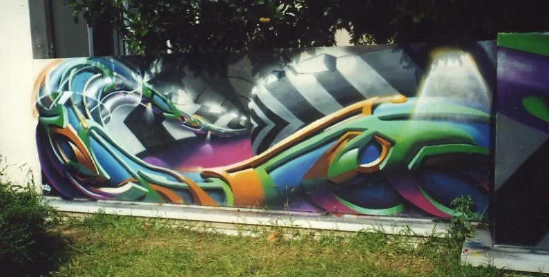 Graffitis chingones 3D - Imagui