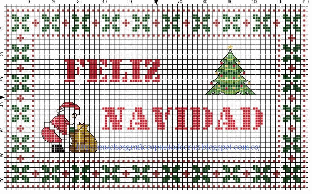 Punto de cruz navidad patrones gratis - Imagui