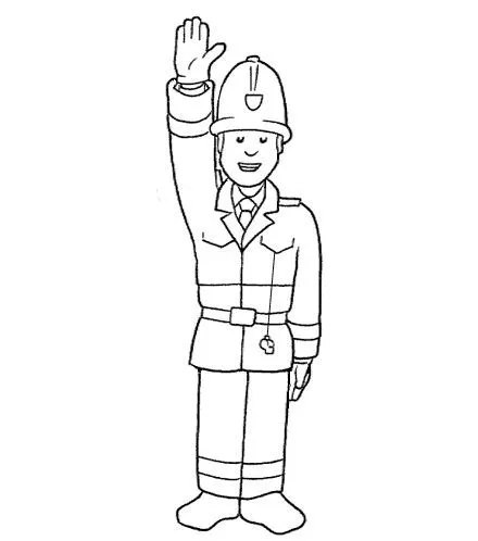 Imagenes de guardas para colorear - Imagui