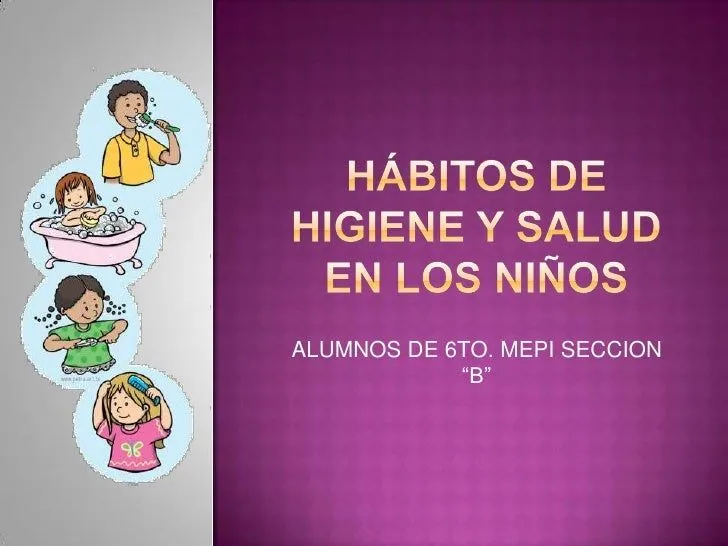 Habitos de higiene para niños de 5 - Imagui