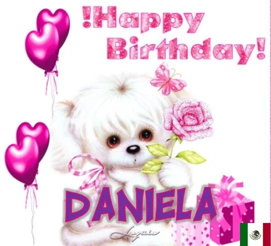 Feliz cumpleaños Daniela - Imagui
