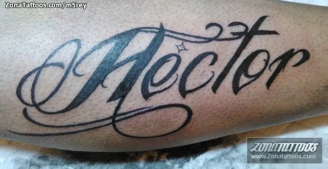 Hector en letra cursiva - Imagui