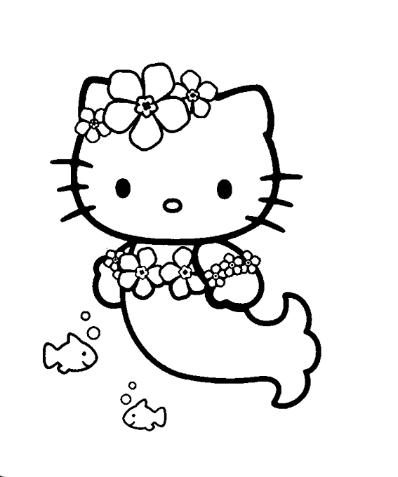 Dibujos para colorear de Hello Kitty gratis - Imagui