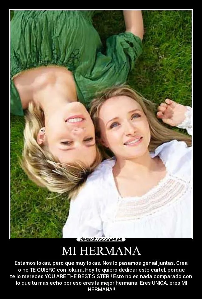 Mi hermana - Imagui