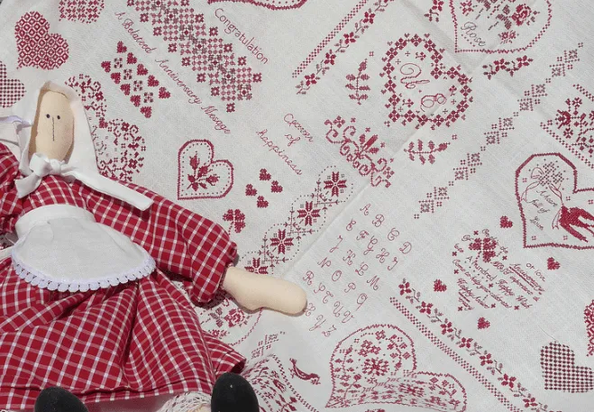 Corazones de patchwork - Imagui