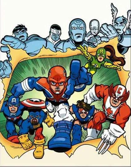 Dibujos avengers squad - Imagui