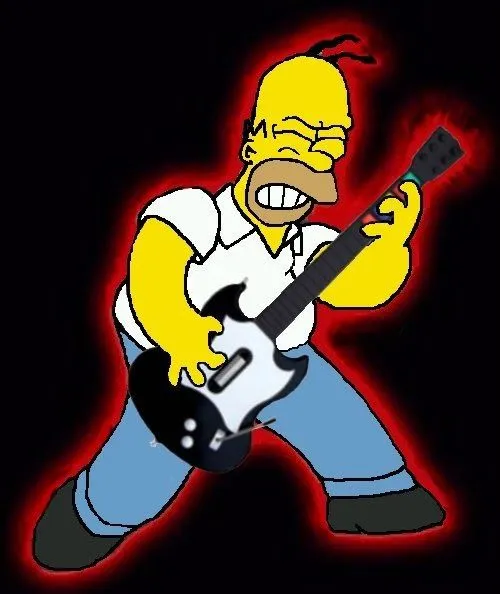 Rock n roll Simpsons - Imagui