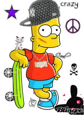 Imagenes de bart simpson emo - Imagui