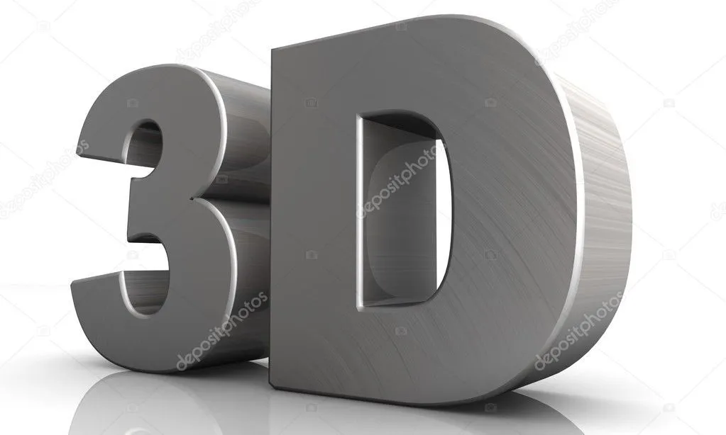 Letras en 3D vector - Imagui