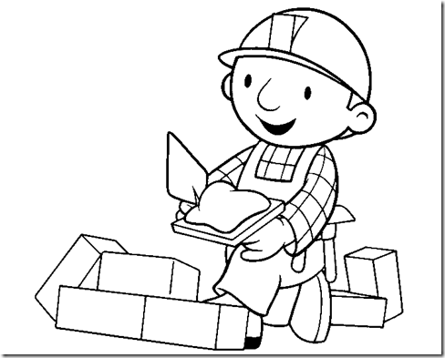 Imágen de un constructor para colorear - Imagui