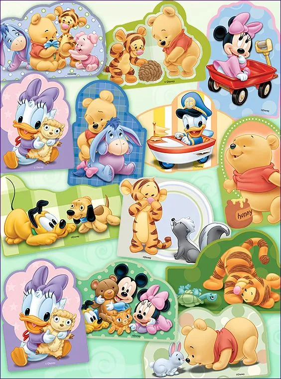 Stickers Disney moninos baby - Imagui
