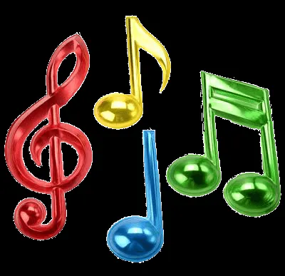 Notas musicales de colores animadas - Imagui