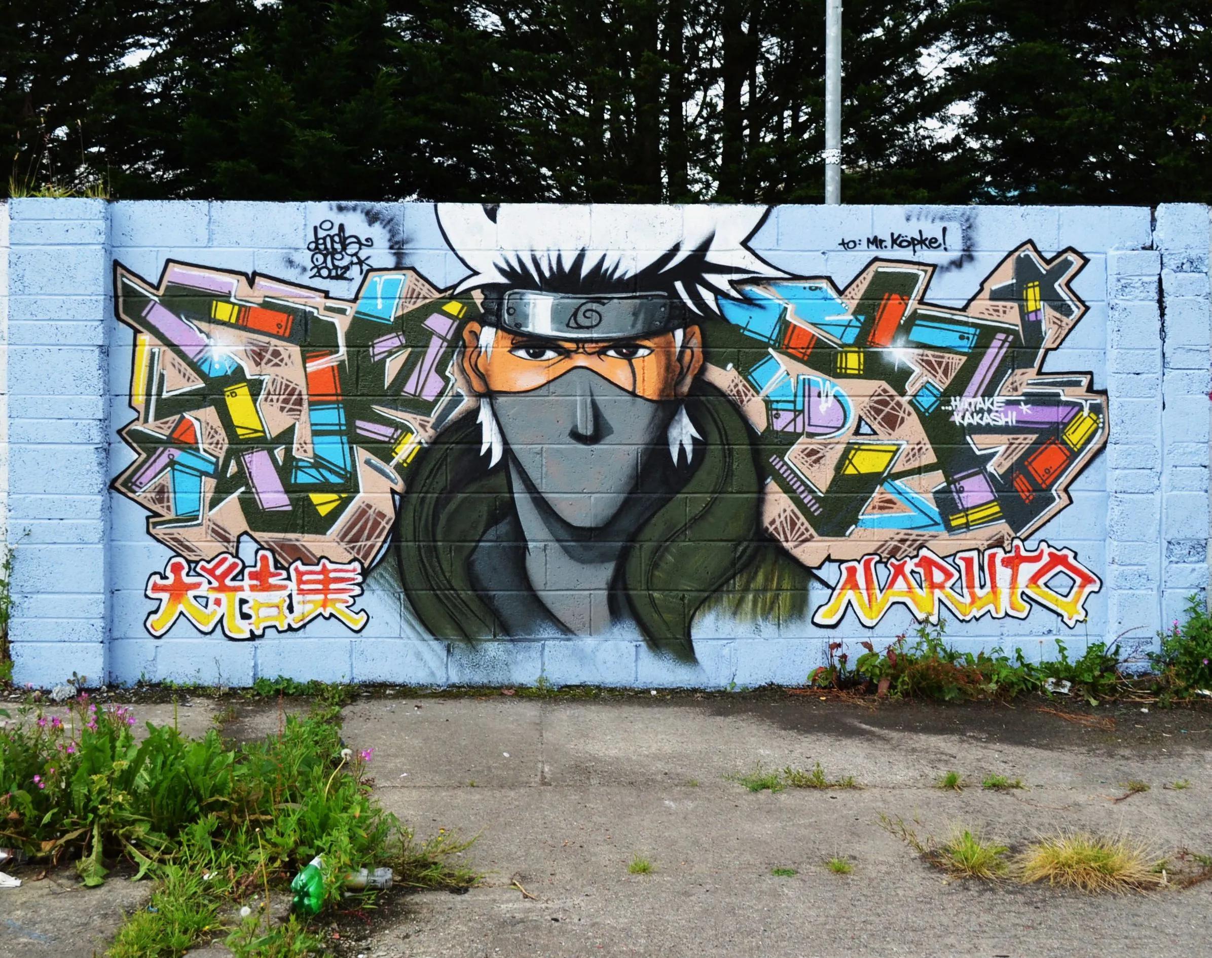 Imágenes de graffitis de Naruto - Imagui