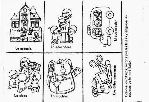 Imagenes para colorear regreso a clases - Imagui