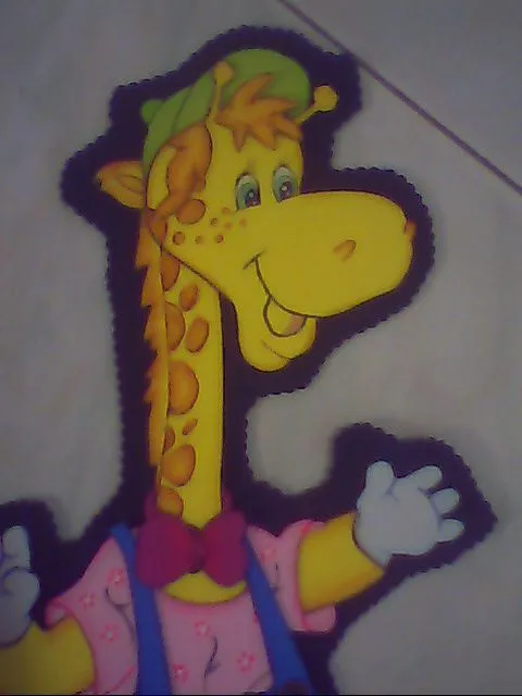 Moldes de jirafas en fomi - Imagui