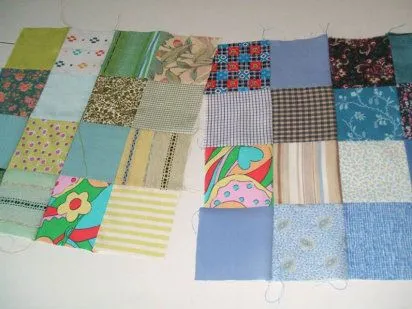 Tendidos en patchwork para bebé - Imagui