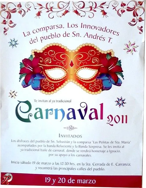 Invitación carnaval - 6 fotos e imágenes gratis - Imagui