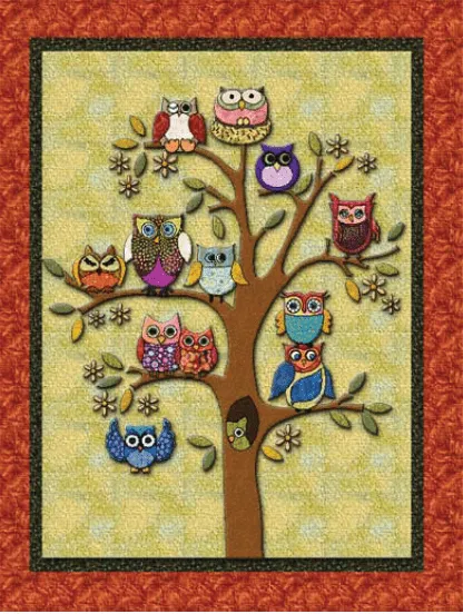 Dibujos de buhos para patchwork - Imagui