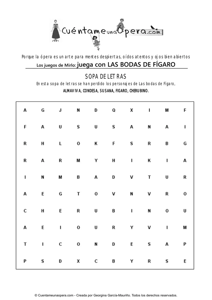 Sopa de letras para bodas - Imagui