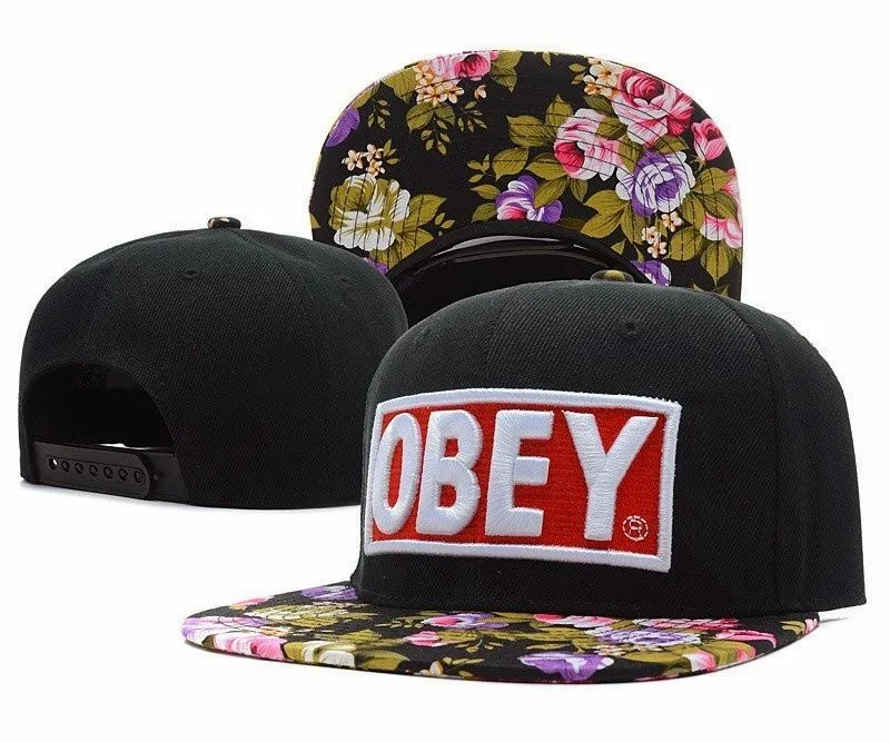 Obey gorras planas - Imagui