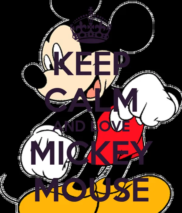 I love Mickey Mouse - Imagui
