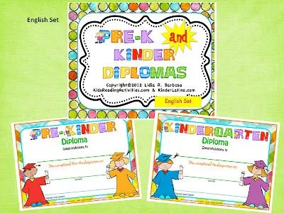 Diplomas de kinder - Imagui