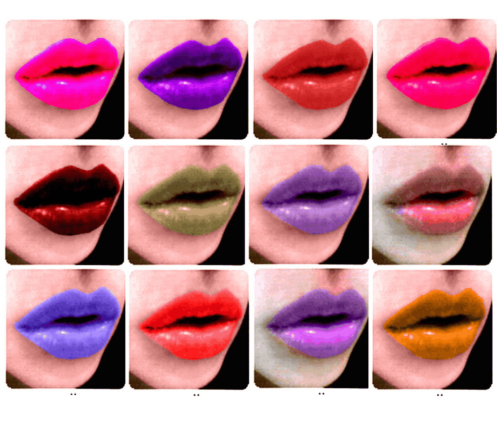 Imagenes de labios de colores - Imagui