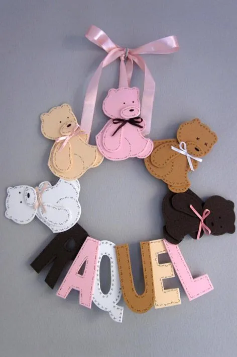 Nombres Goma Eva Bebés Imagui