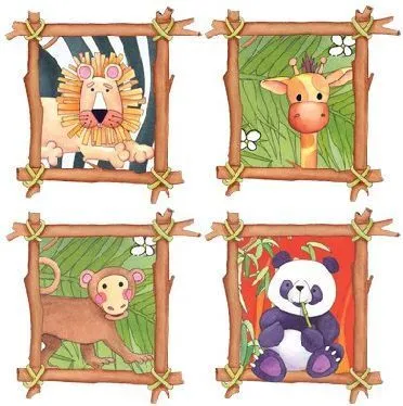 Animales de la selva para imprimir - Imagui