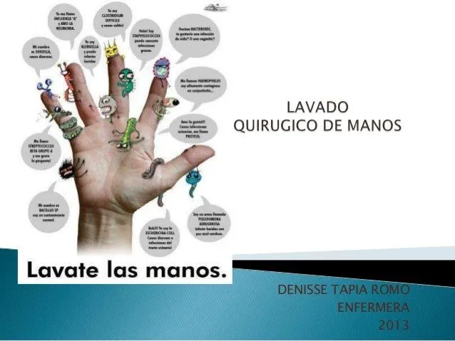 Lavado quirurgico de manos - Imagui