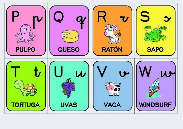 Abecedario con figuras para imprimir - 7 fotos e imágenes gratis - Imagui
