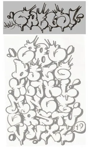 Letras de graffitis en 3D - Imagui