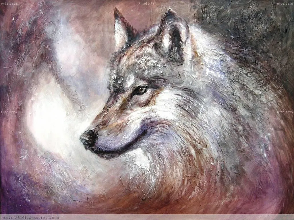Pinturas de lobos - 16 fotos e imágenes gratis - Imagui
