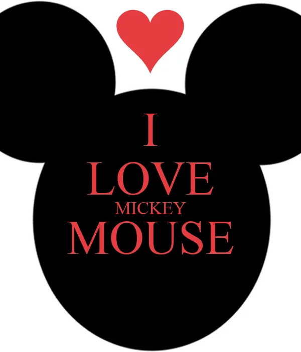 I love Mickey Mouse - Imagui